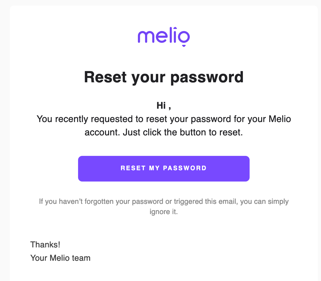 How to reset your Melio account password – Melio