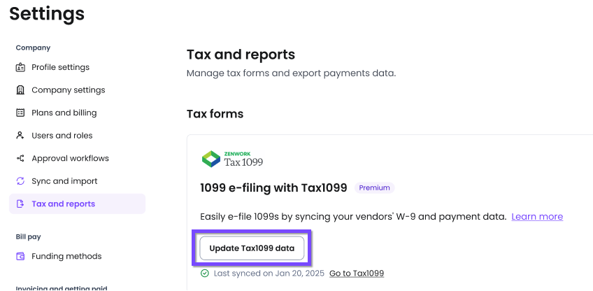 How to e-file your 1099 forms and sync with Tax1099 – Melio